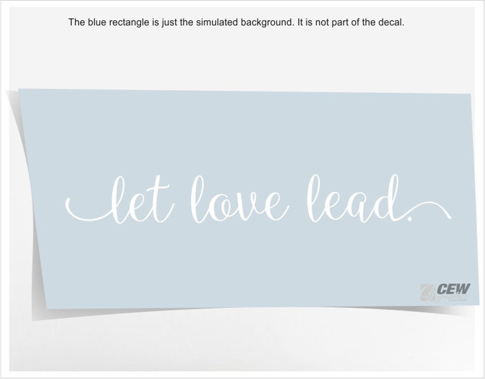 Let love lead decal inspirational love decal house door | Etsy