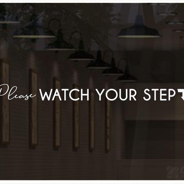 Watch Your Step - Etsy