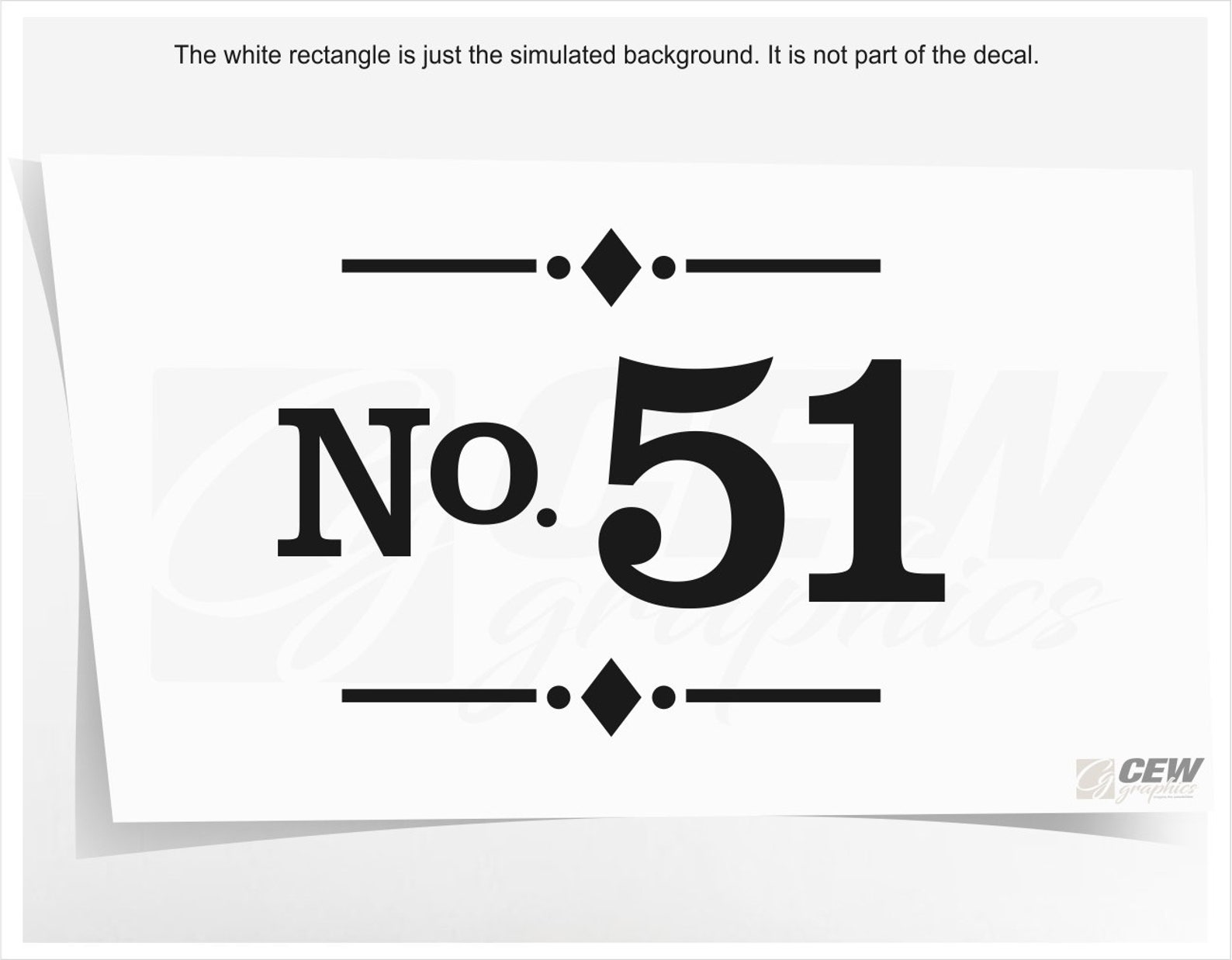 House Number Decal - Door Number Decal - Address # Sticker for Home ...