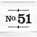 House Number Decal - Door Number Decal - Address # Sticker for Home ...