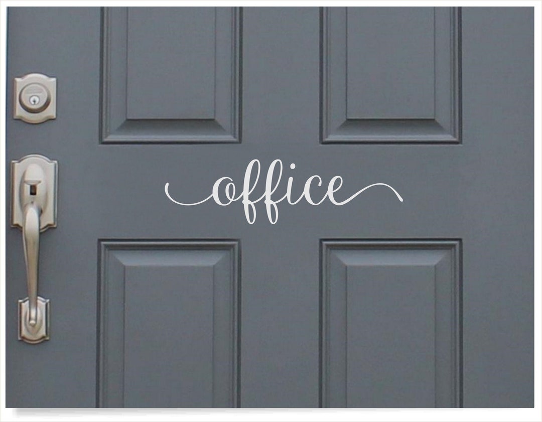 Office Door Decal, Entryway Office Sticker, Storefront Business Signage ...