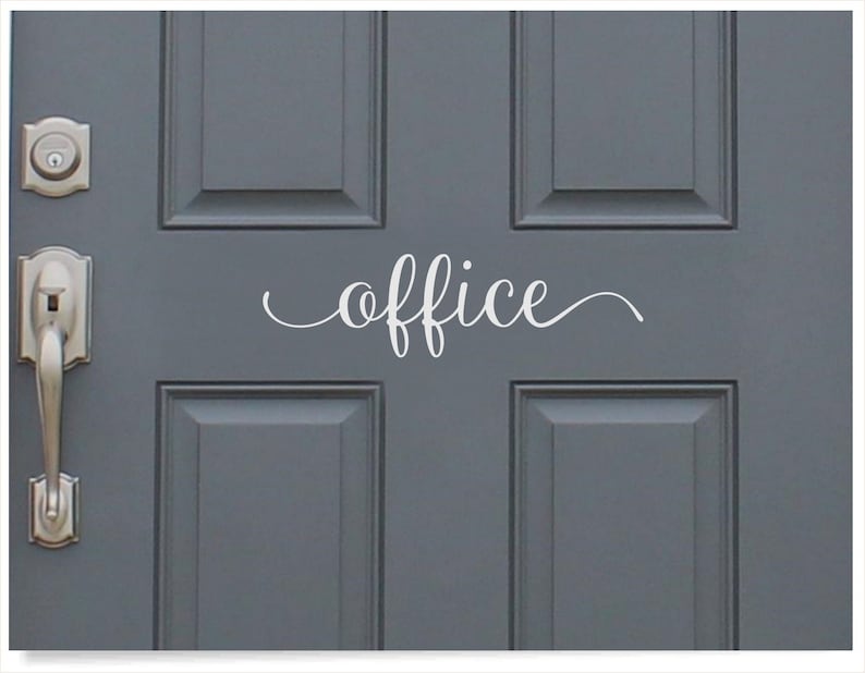 Office door decal entryway office sticker storefront | Etsy