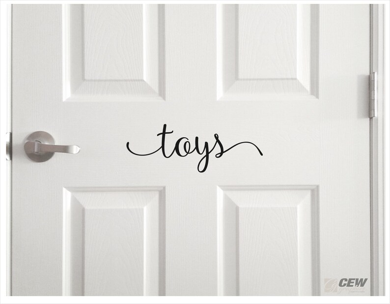 Toys Decal, Toy Storage Vinyl Decal, Play Room Decor, Toy Room Sticker ...