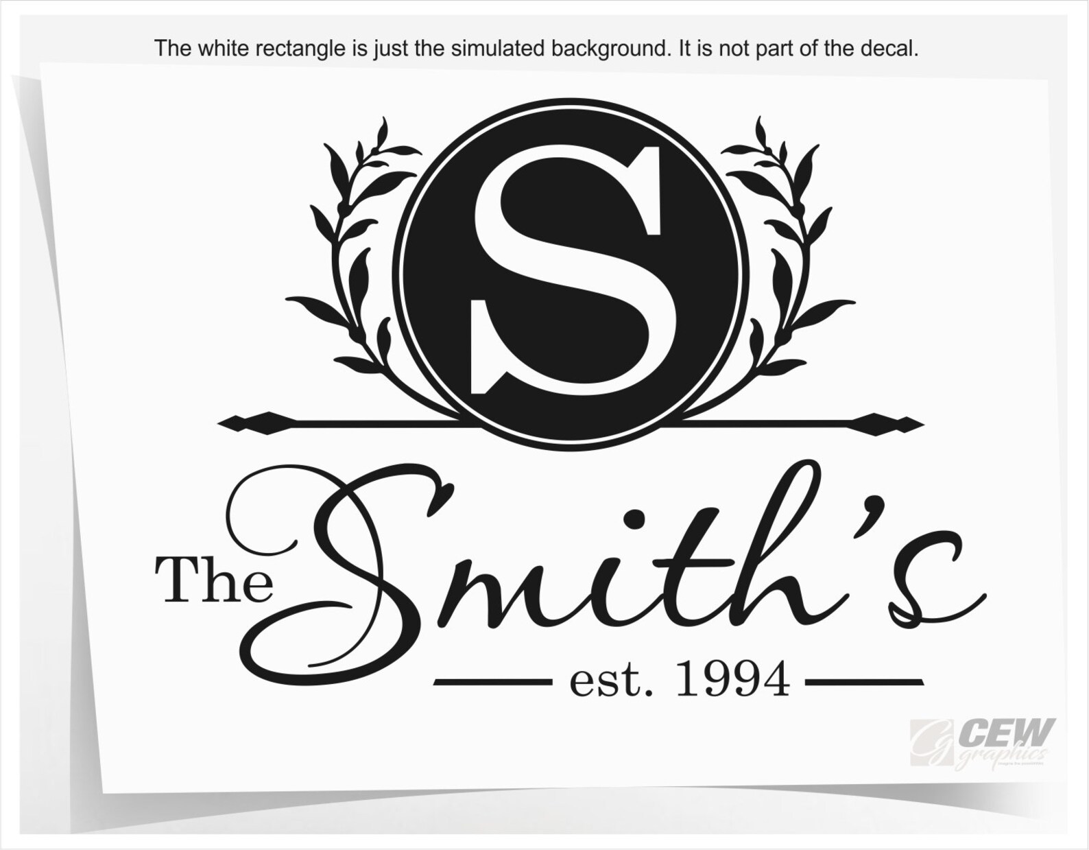 Family Name Decal Personalized Family Wall Decal Living Room - Etsy