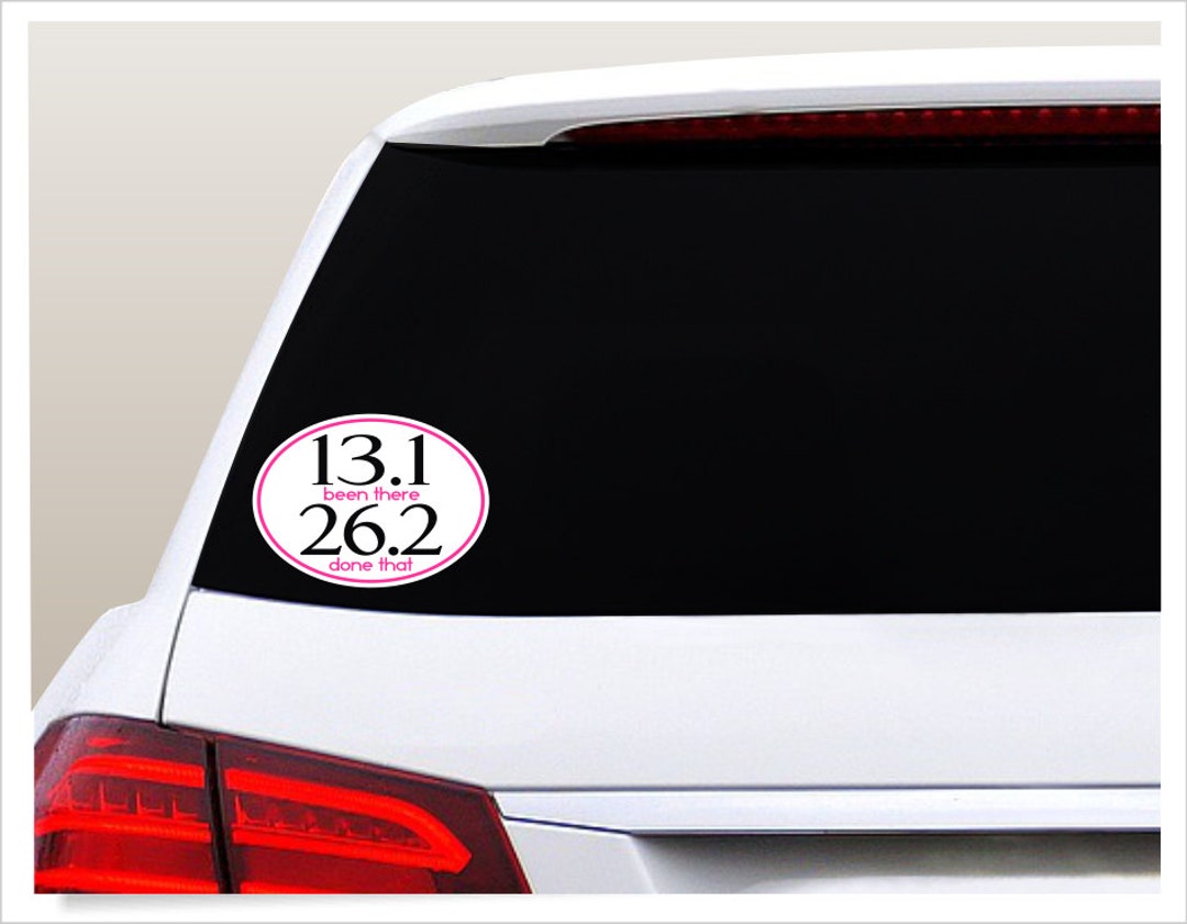Marathon Runners Vinyl Decal , 13.1 Car Decal, 26.2 Runner Sticker ...