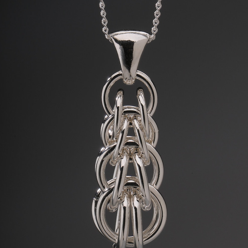 Chain Maille Pendant - Etsy