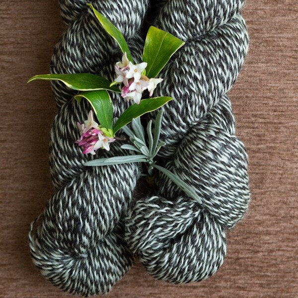 Black and White Variegated Yarn - Etsy