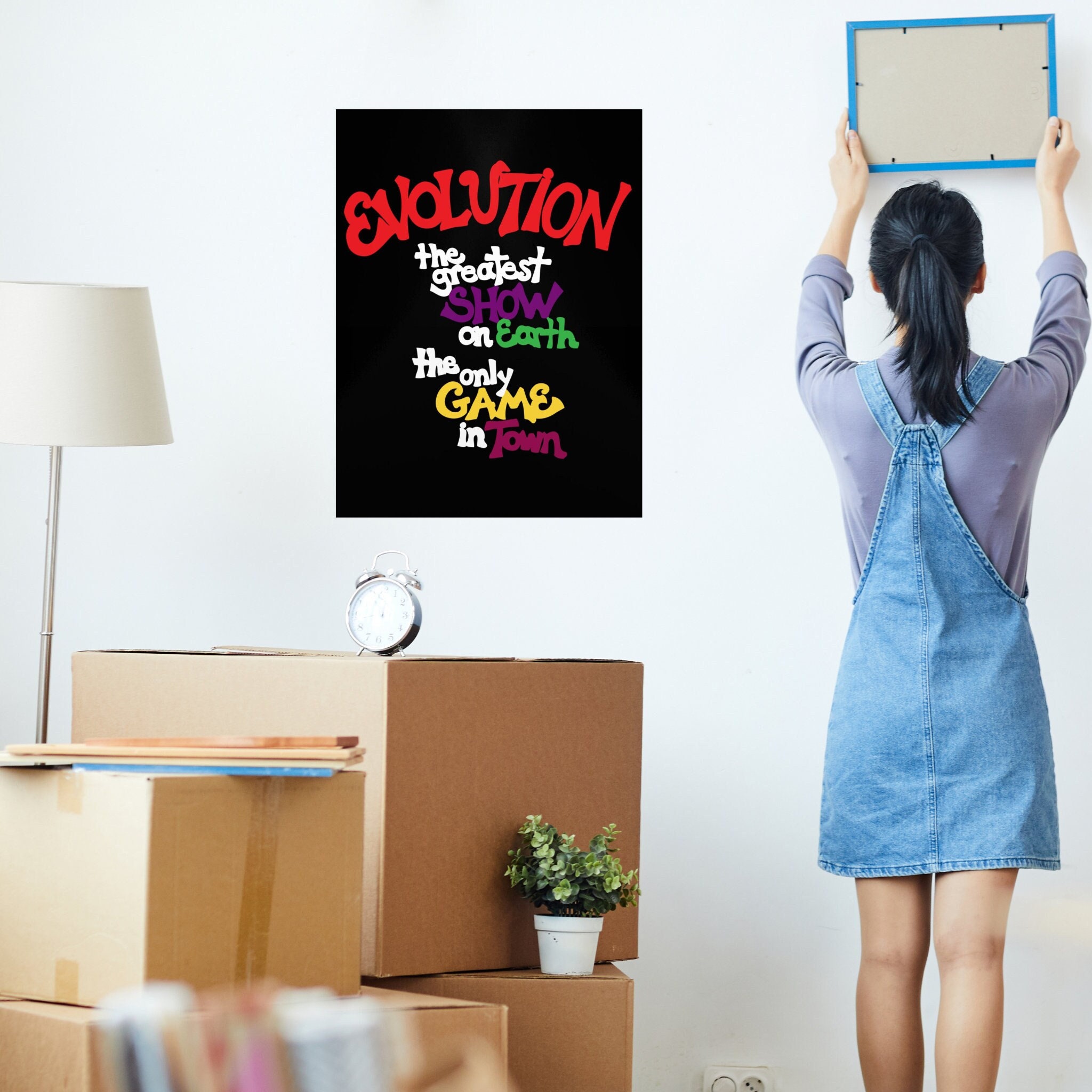 EVOLUTION: the Greatest SHOW on Earth... Paper Poster Print Poem. 4 ...