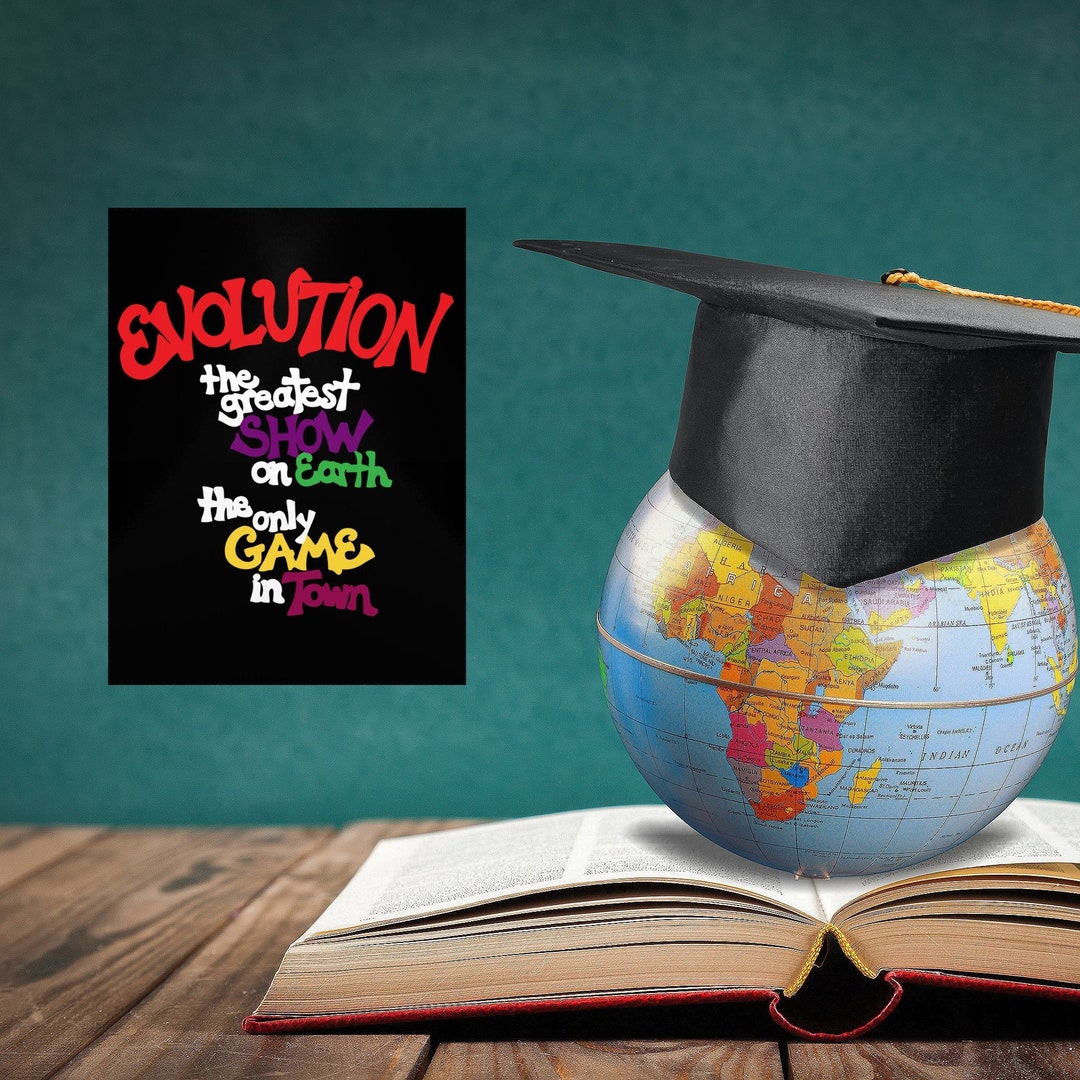 EVOLUTION: the Greatest SHOW on Earth... Paper Poster Print Poem. 4 ...