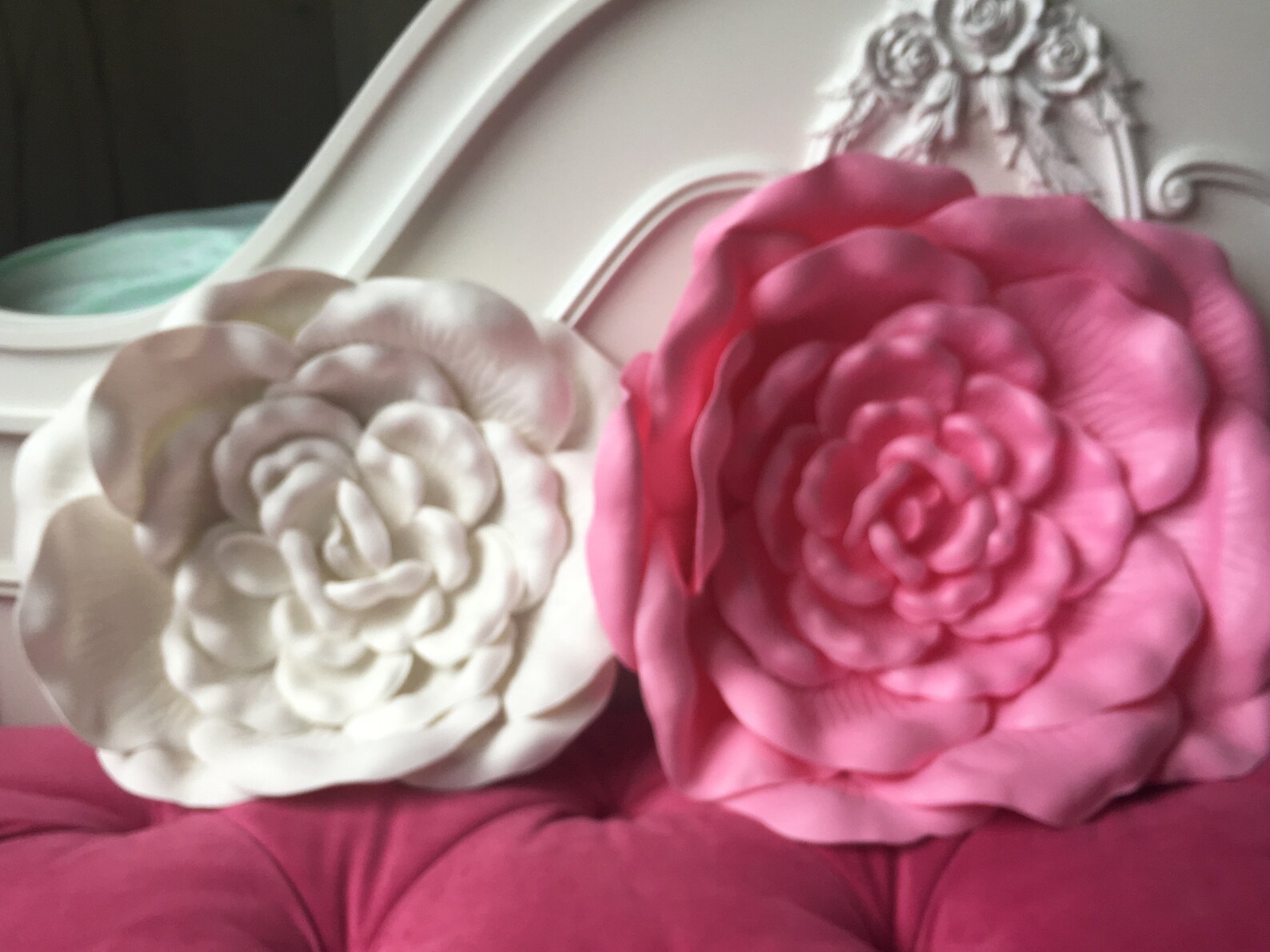 Large Wall Flowers 13 or 15 Decorative 3D Craft - Etsy