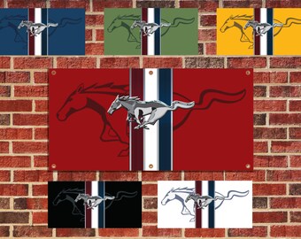 Mustang Banner - Etsy