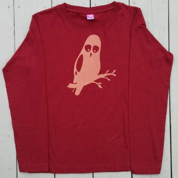 Long Sleeve Owl T Shirt - Etsy