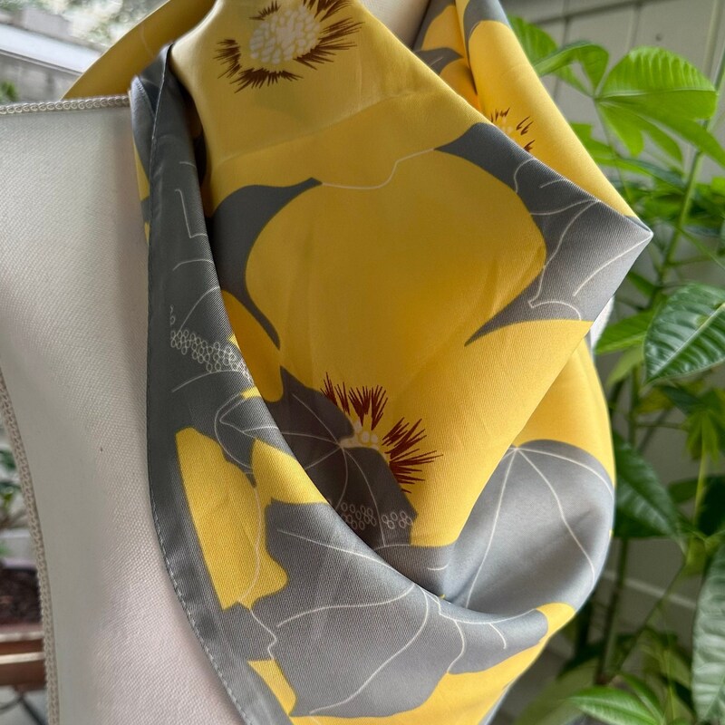 Yellow Head Scarf - Etsy