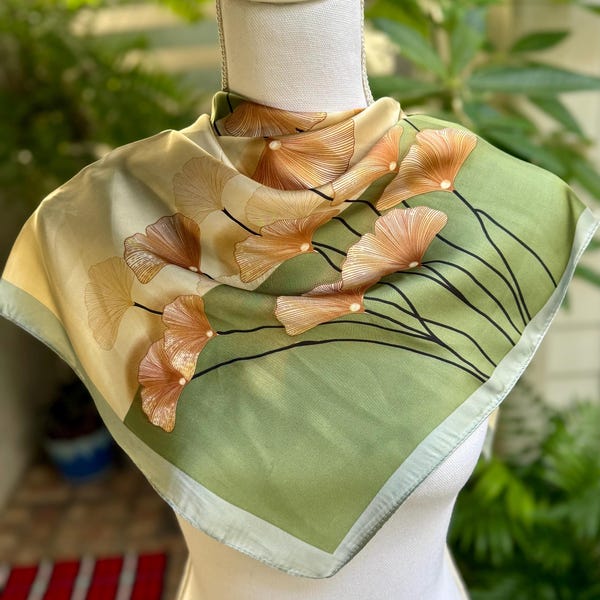 Ginkgo Scarf - Etsy