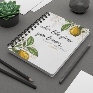 When Life Gives You Lemons Spiral Bound Journal - Etsy
