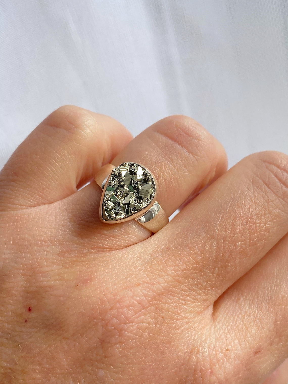 Anillo Pirita Peruana - Etsy