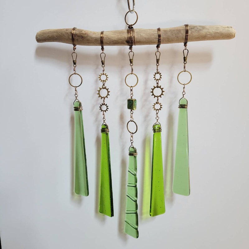Glass Wind Chime - Etsy