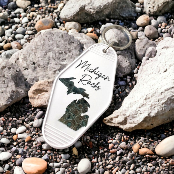 Michigan Keychain - Etsy