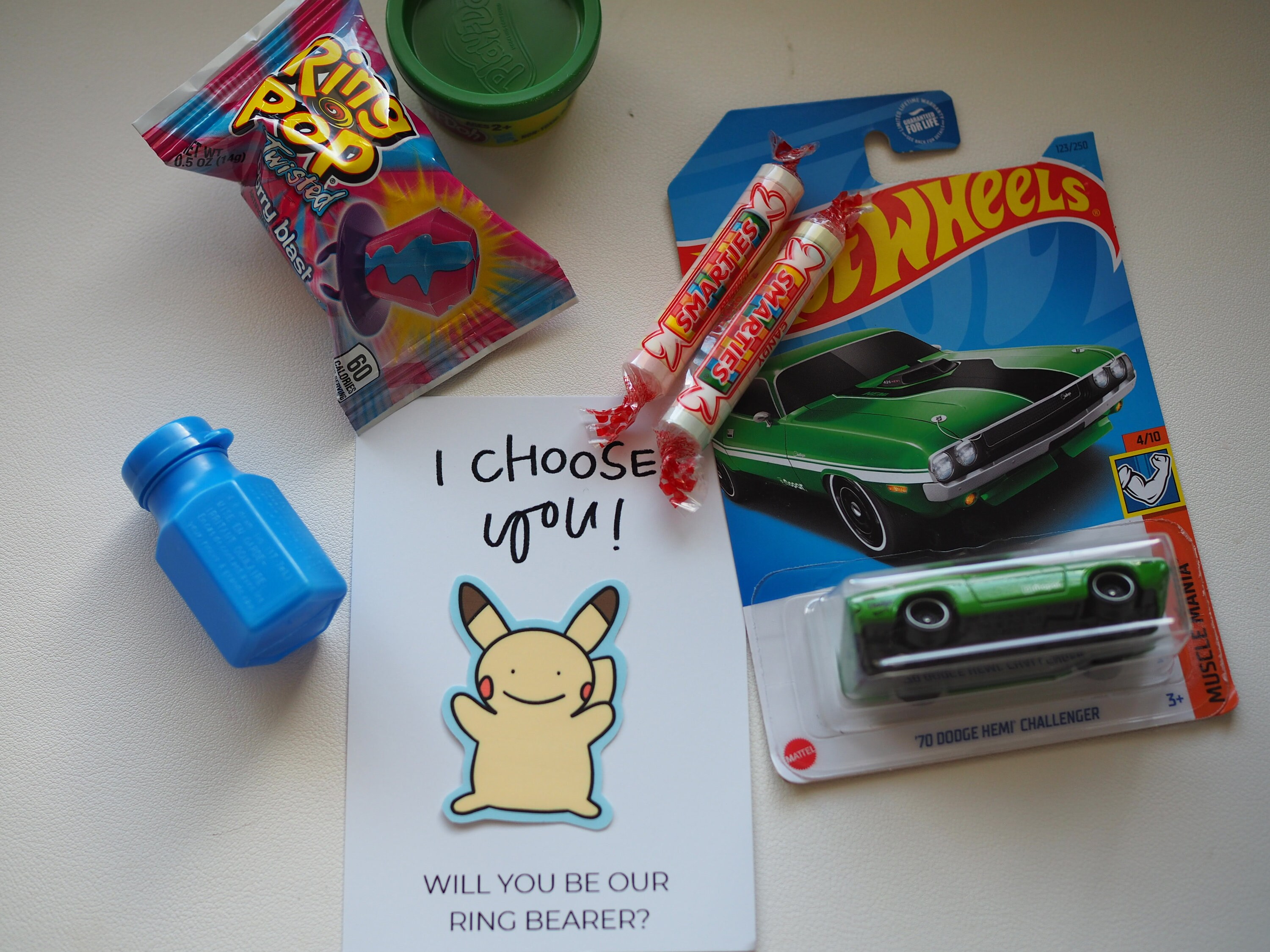 Ring Bearer Proposal Box Pokemon Themed I Choose You Gift - Etsy