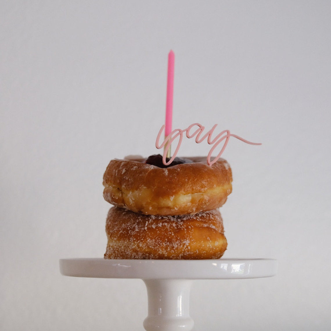 Yay Acrylic Cake Topper // Calligraphy Cake Topper for Birthday ...