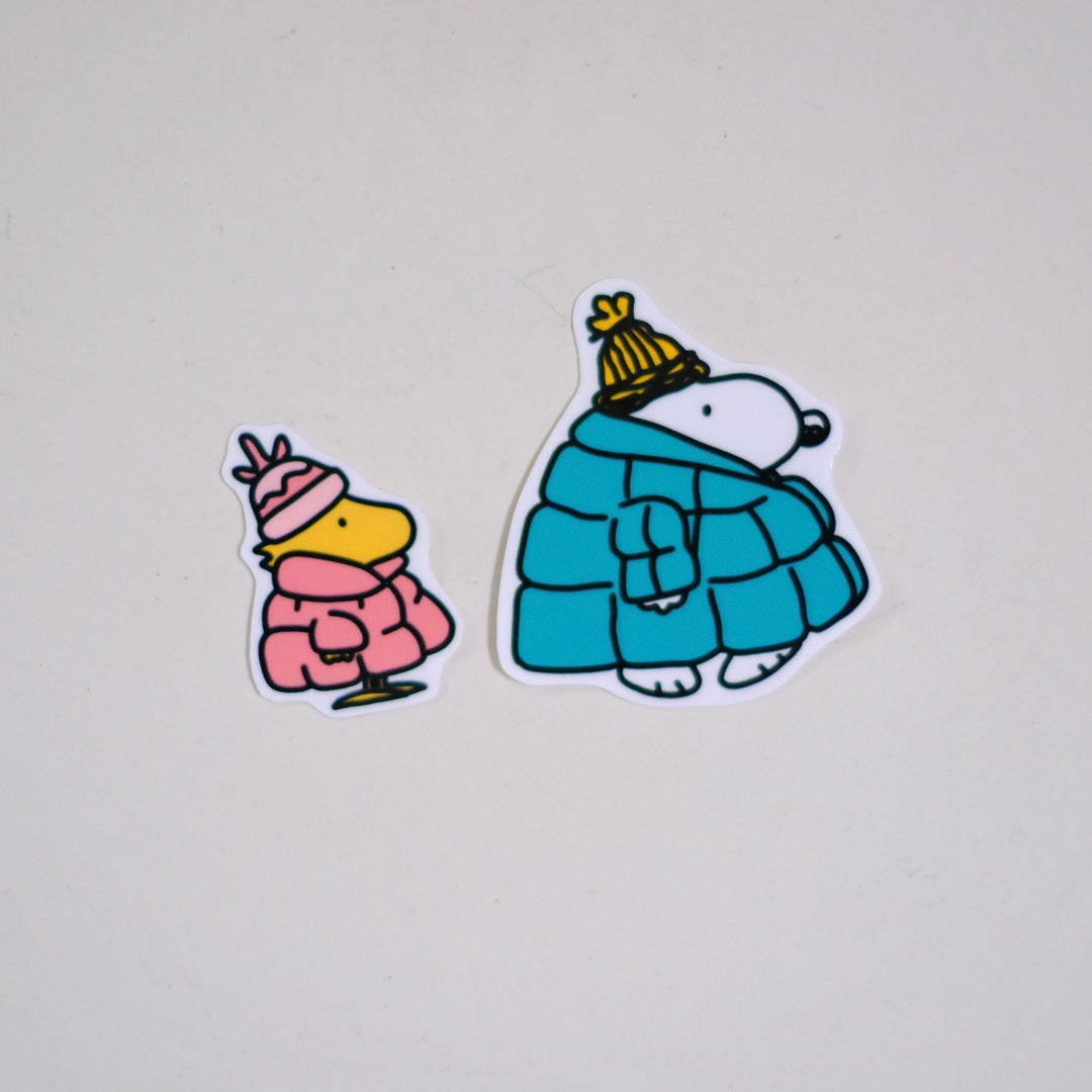 Puffer Bird Vinyl Sticker // Beagles Friend Puffy Coat Sticker - Etsy