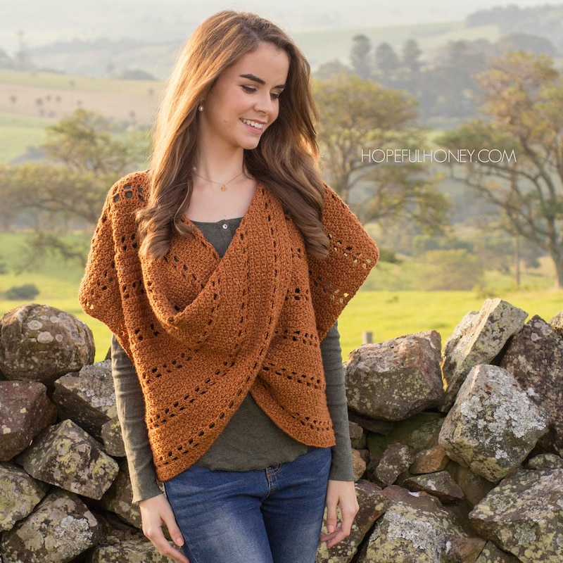 Twisted Shawl Sweater - Etsy