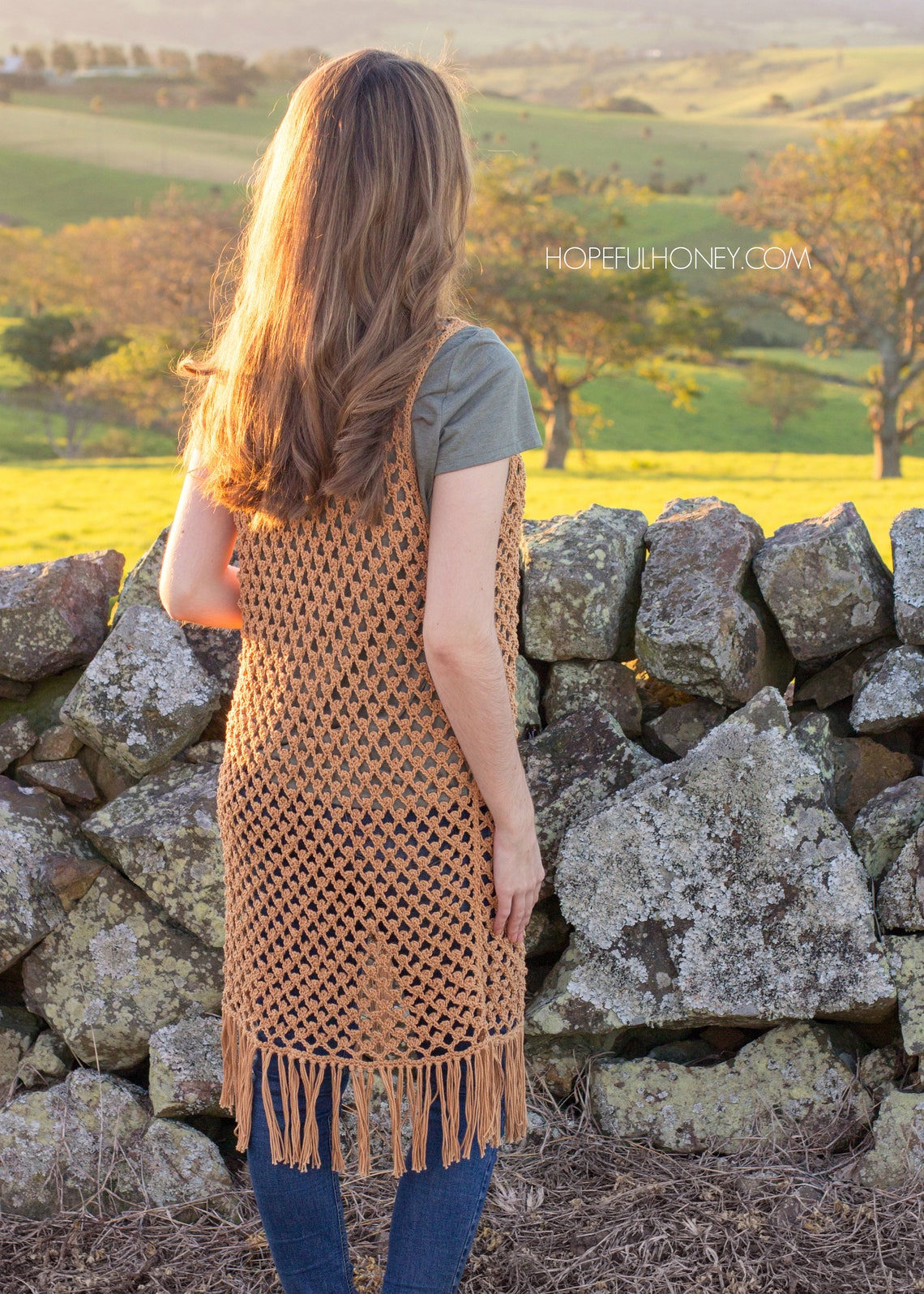 Crochet Pattern // Easy Mesh Net Open Weave Lace Hippie Boho - Etsy