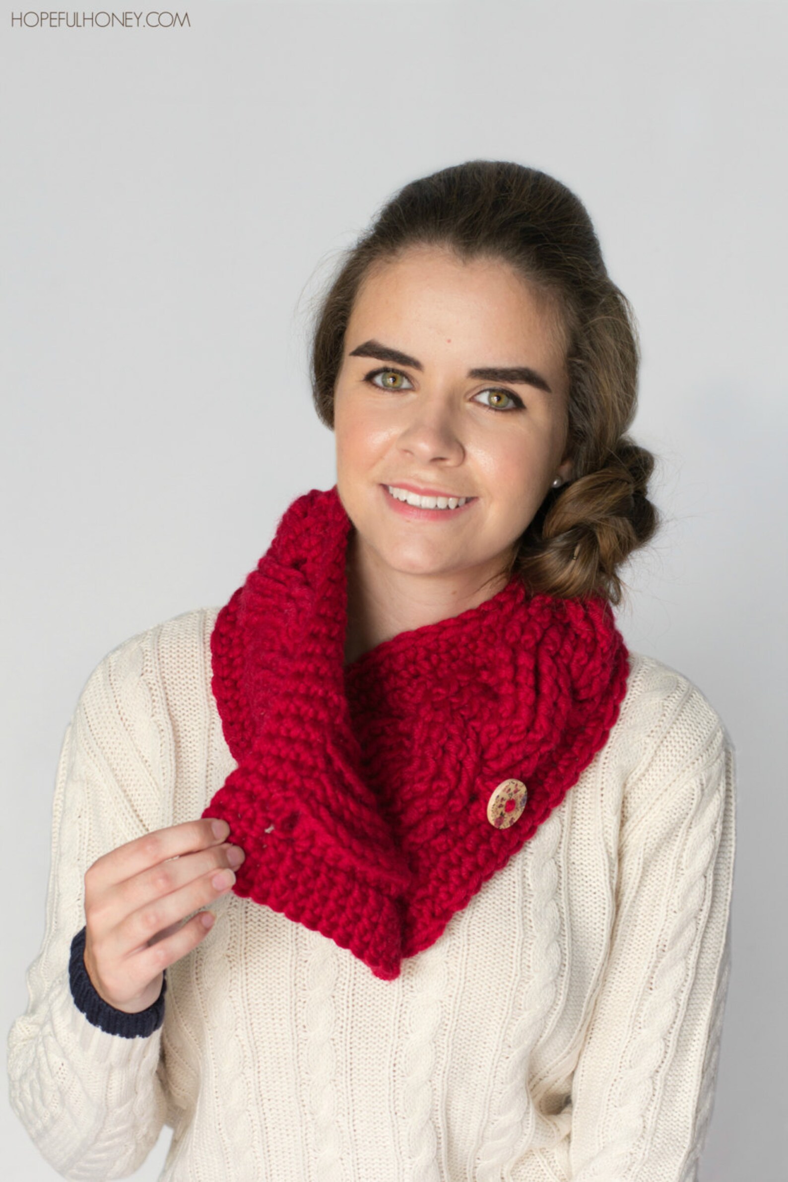 CROCHET PATTERN Chunky Cabled Neck Wrap Cowl - Etsy Australia