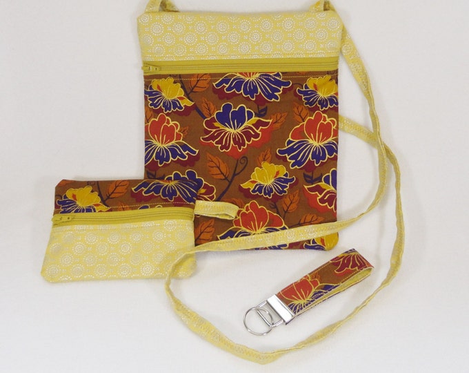 Hand Made Crossover Bag Gift Set With Matching Coin Purse and - Etsy