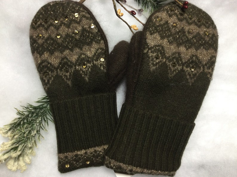 All of My Mittens Are Made From Repurposed Wool Sweaters. They Are ...