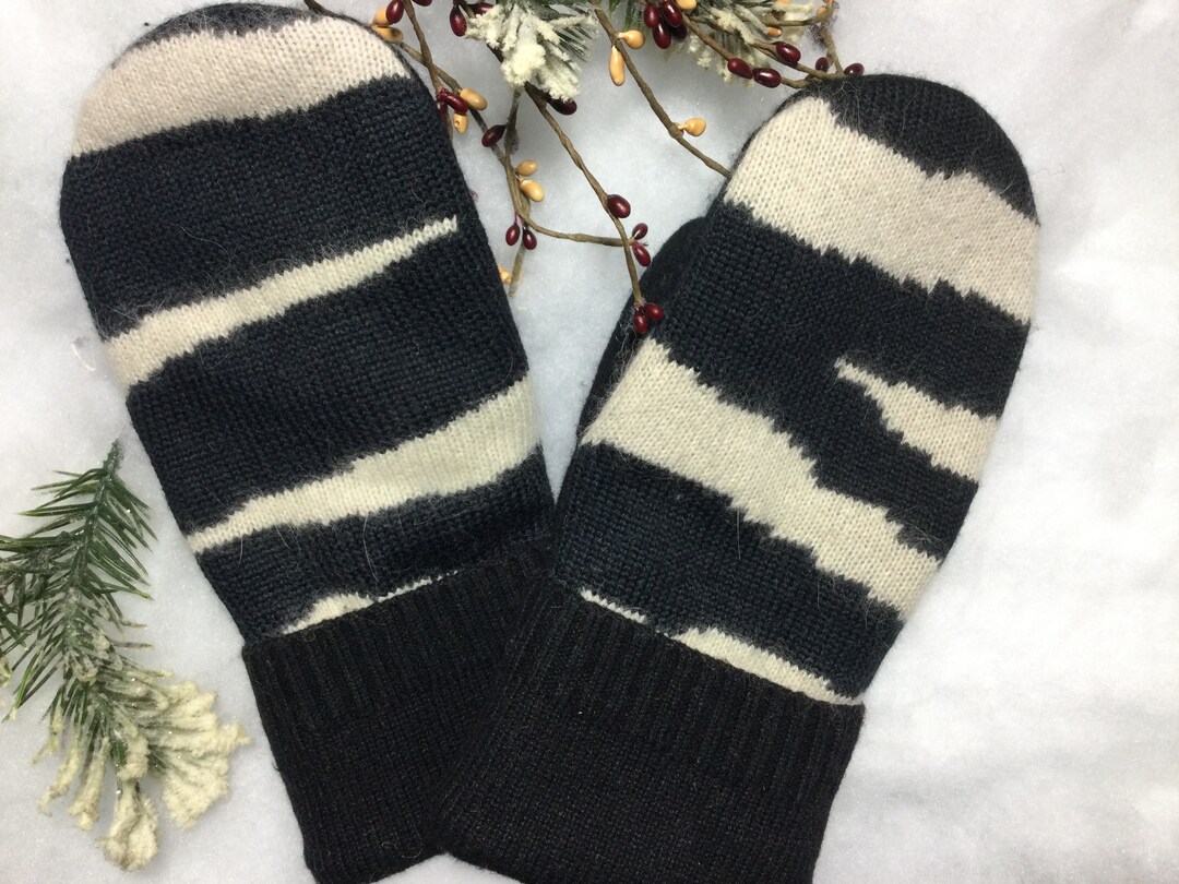 All of My Mittens Are Made From Repurposed Wool Sweaters and Are Lined ...