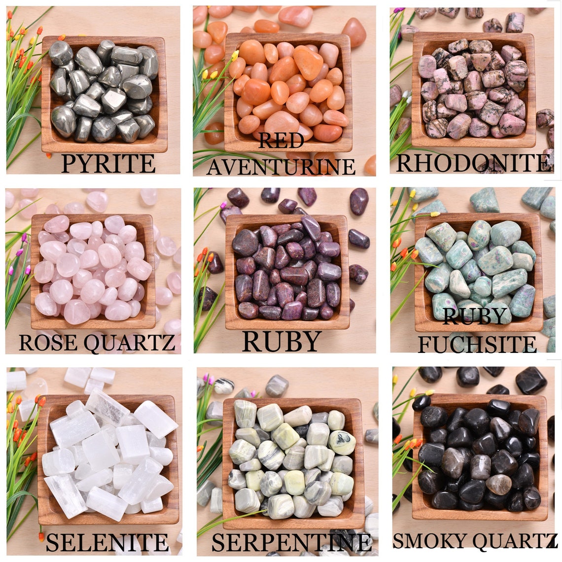 Tumbled Stones/healing Crystals Power/natural Polished - Etsy