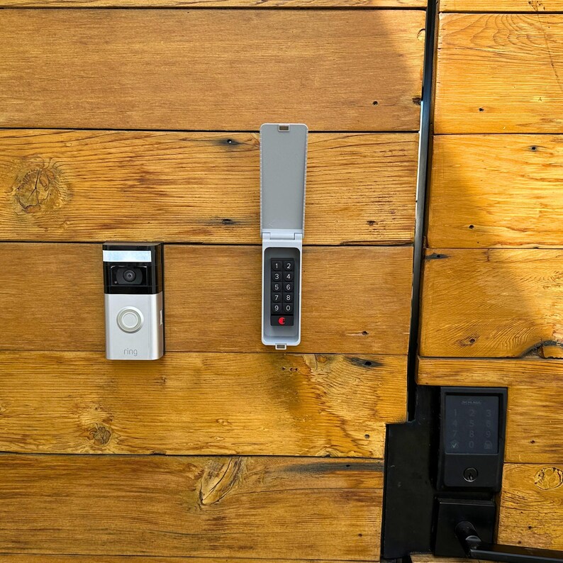 August / Yale Lock Keypad Enclosure - Weather-resistant Outdoor Housing ...