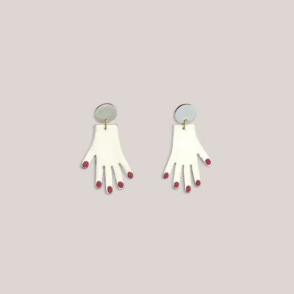 Hand Earrings - Etsy
