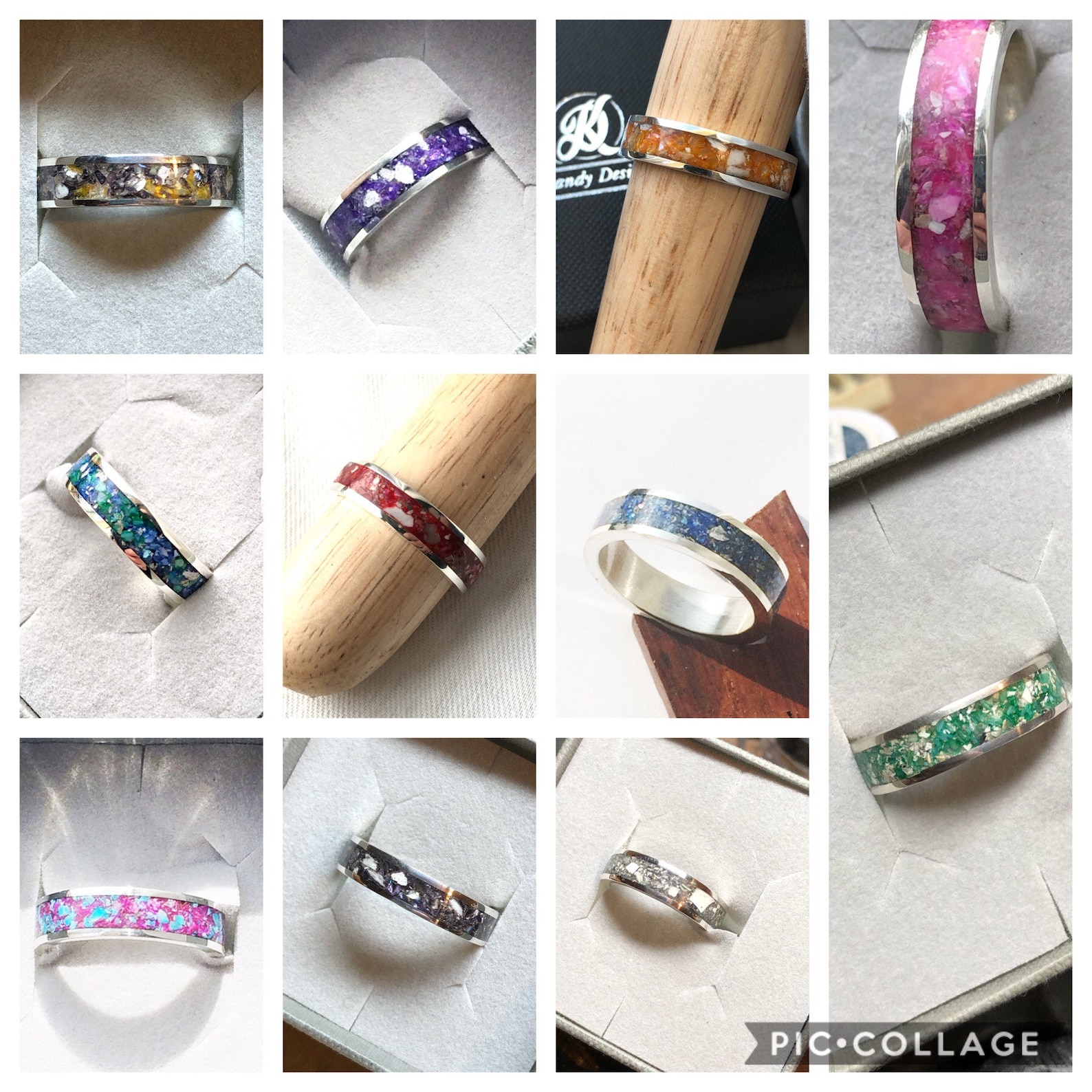 Cremation Ashes Memorial Ring. Pet Ashes Jewelry. Respectfully | Etsy