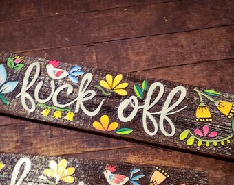 Profanity Signs | Etsy