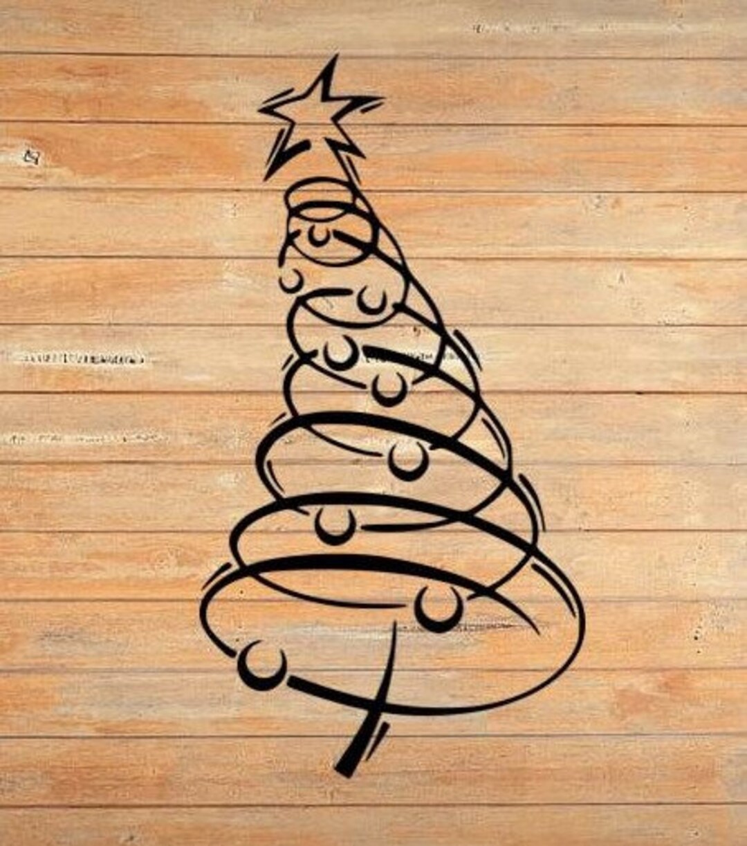 Spiral Christmas Tree, Digital File, Instant Download, Svg, Pdf, Png ...