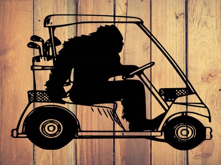 Golf Cart Bigfoot, Digital File, Instant Download, Svg, Pdf, Eps, Dxf ...