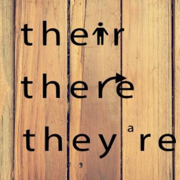 There Theyre Their Shirt Svg - Etsy Australia