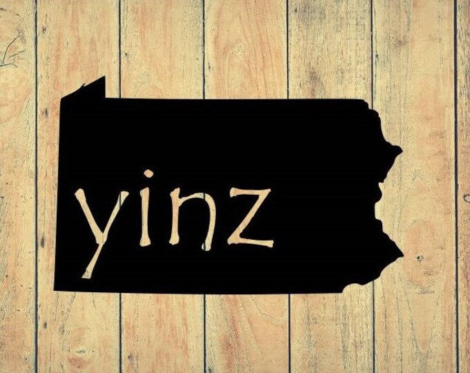 PA State Map Yinz Slang Digital File Instant Download Svg - Etsy