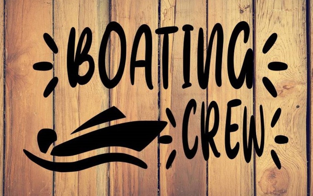 Boating Crew, Digital File, Instant Download, Svg, Pdf, Png, Eps, Dxf ...