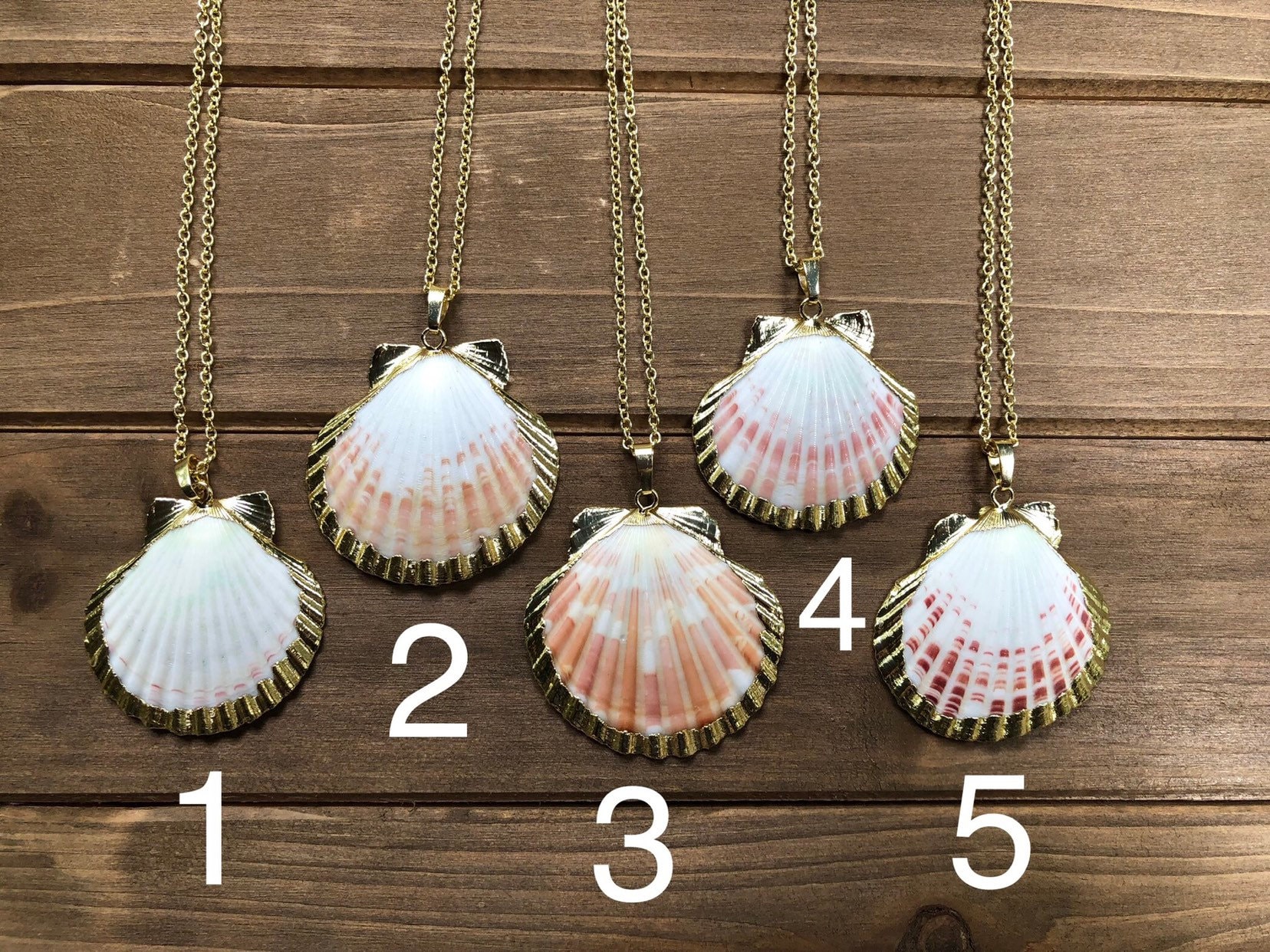 Pink Shell Necklace