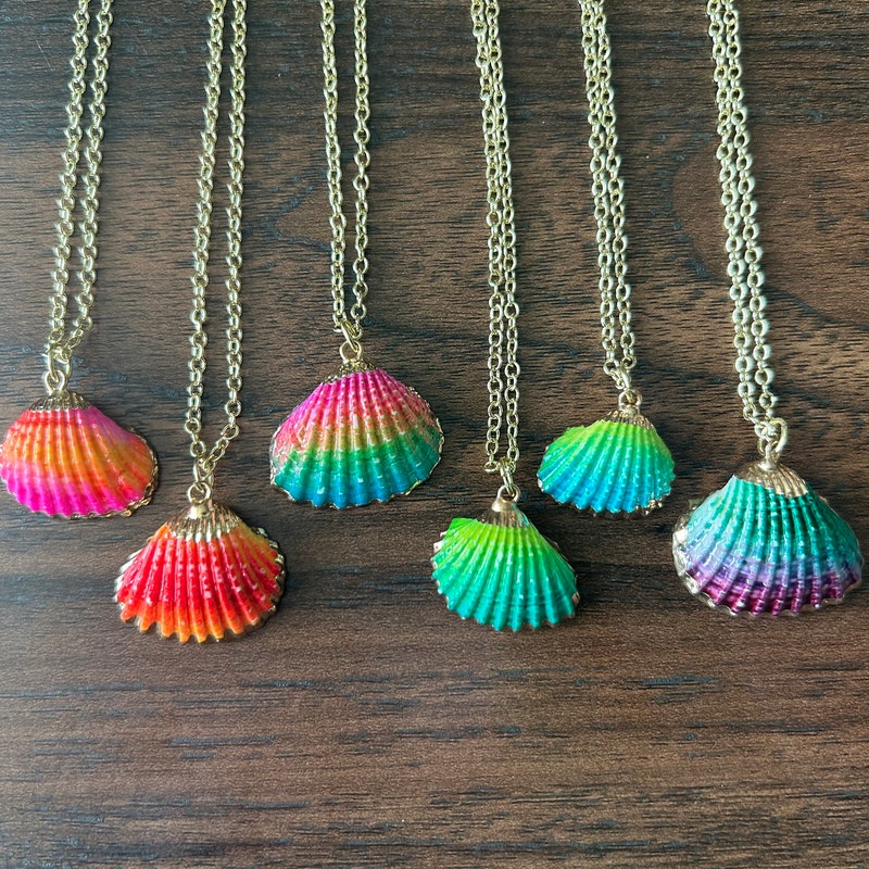 Rainbow Shell - Etsy