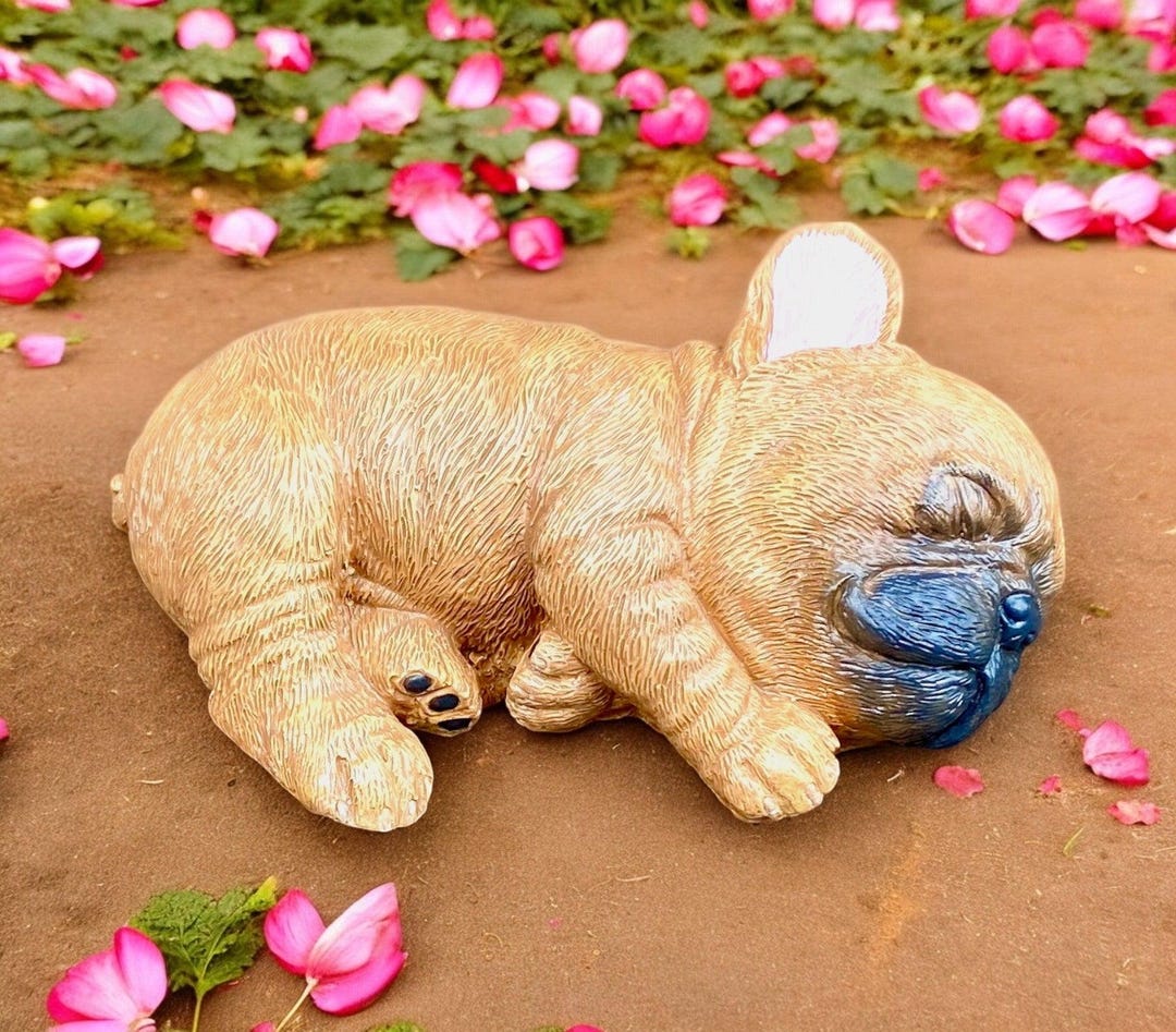 Custom French Bull Dog Statue, Custom French Bulldog Portrait 3D ...
