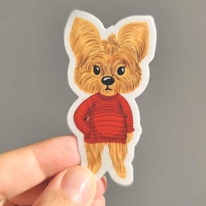 Yorkie Dog Vinyl Sticker 3 Inch, Perfect for Dog Lovers - Etsy