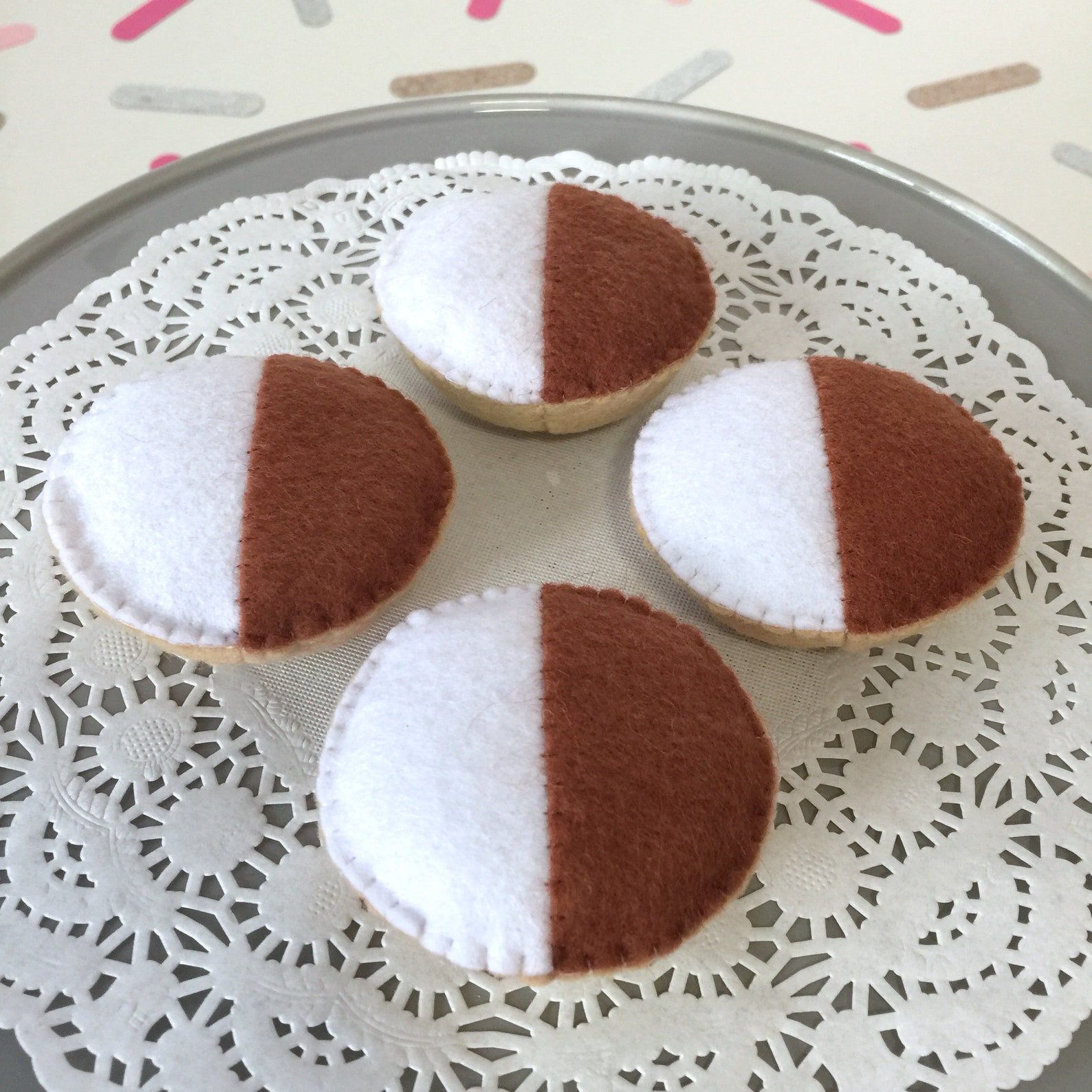 Felt Neenish Tarts, Pretend Food, Play Food, Tea Party, Play Kitchen ...