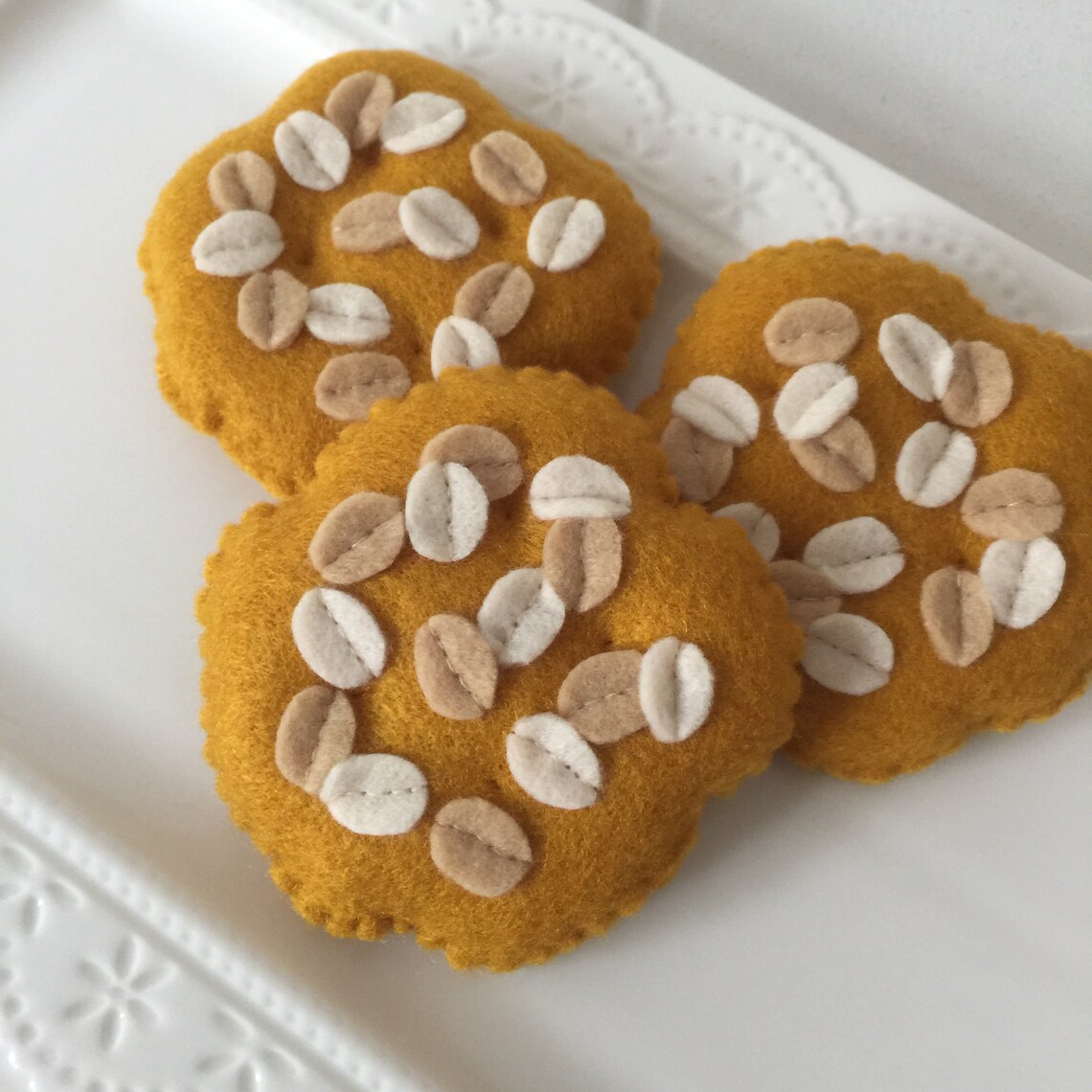 Felt Food Anzac Biscuits Traditional Australian Biscuits Oat - Etsy
