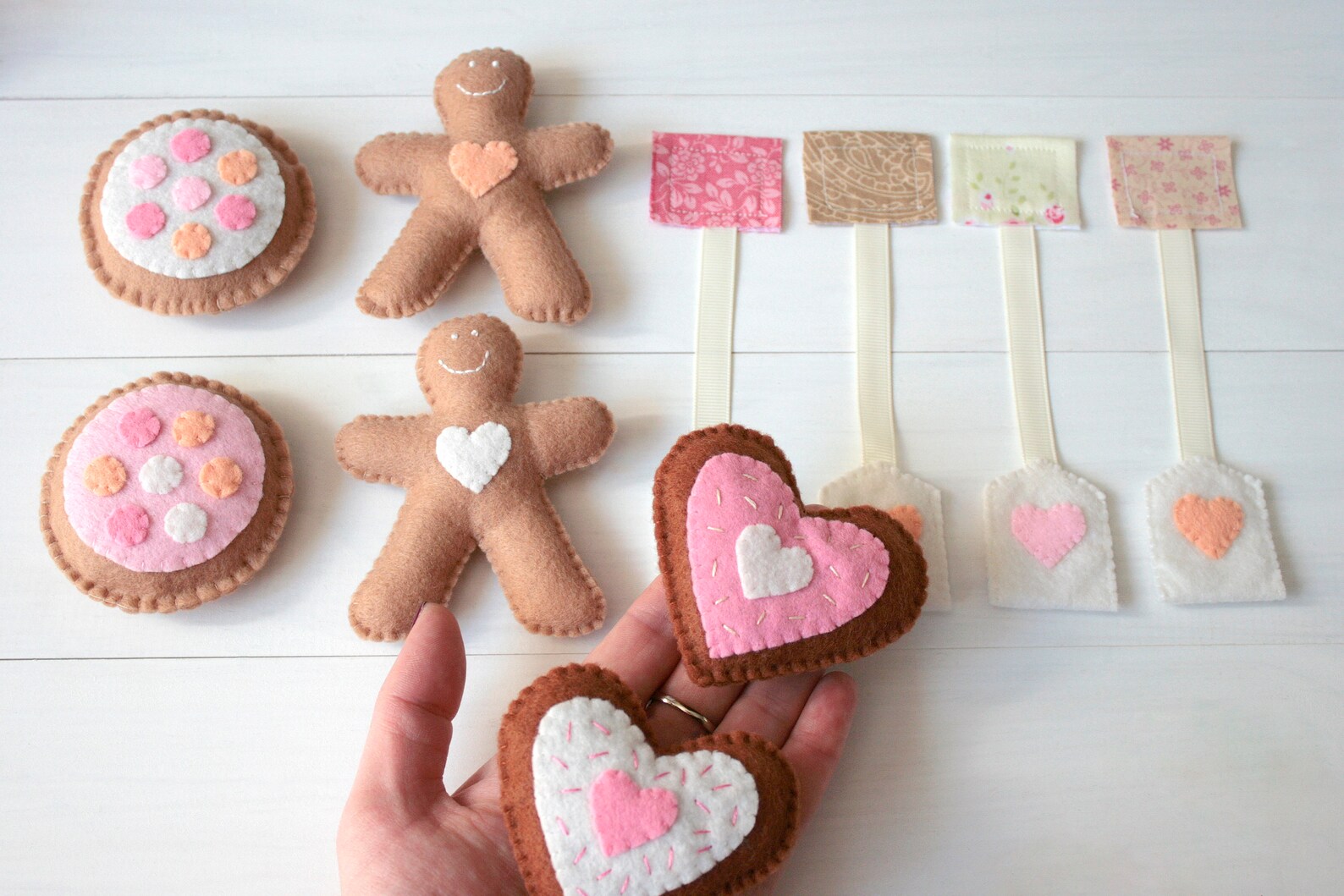 Tea for Two Felt Tea Set Play Food Tea Bag Biscuit Sugar - Etsy