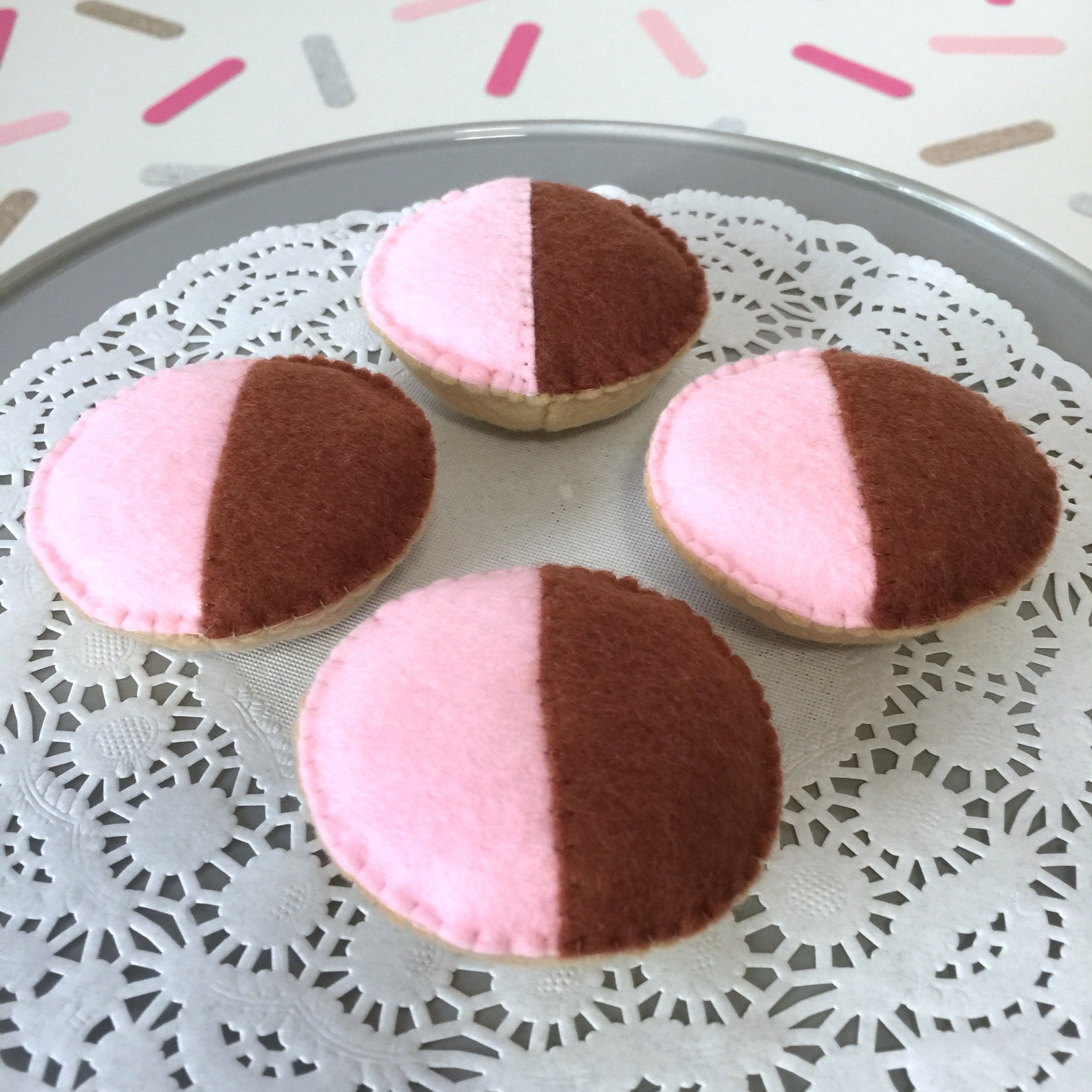 Felt Neenish Tarts, Pretend Food, Play Food, Tea Party, Play Kitchen ...