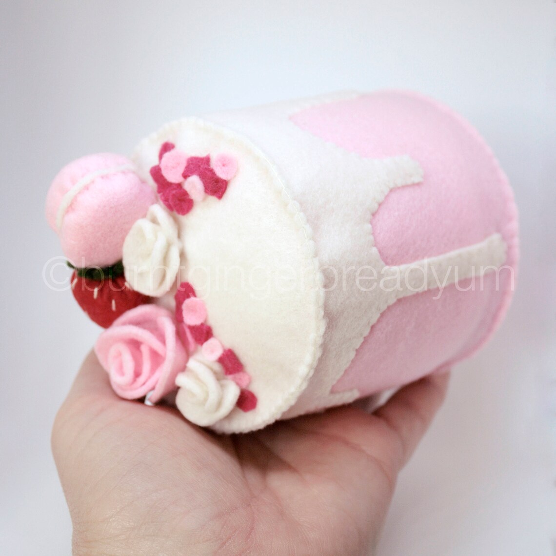 Mini Felt Drip Cake Play Food Felt Pretend Food Play Cake - Etsy